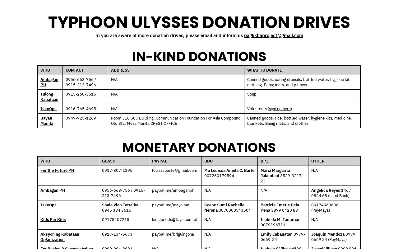 General Typhoon Help PH (donations)